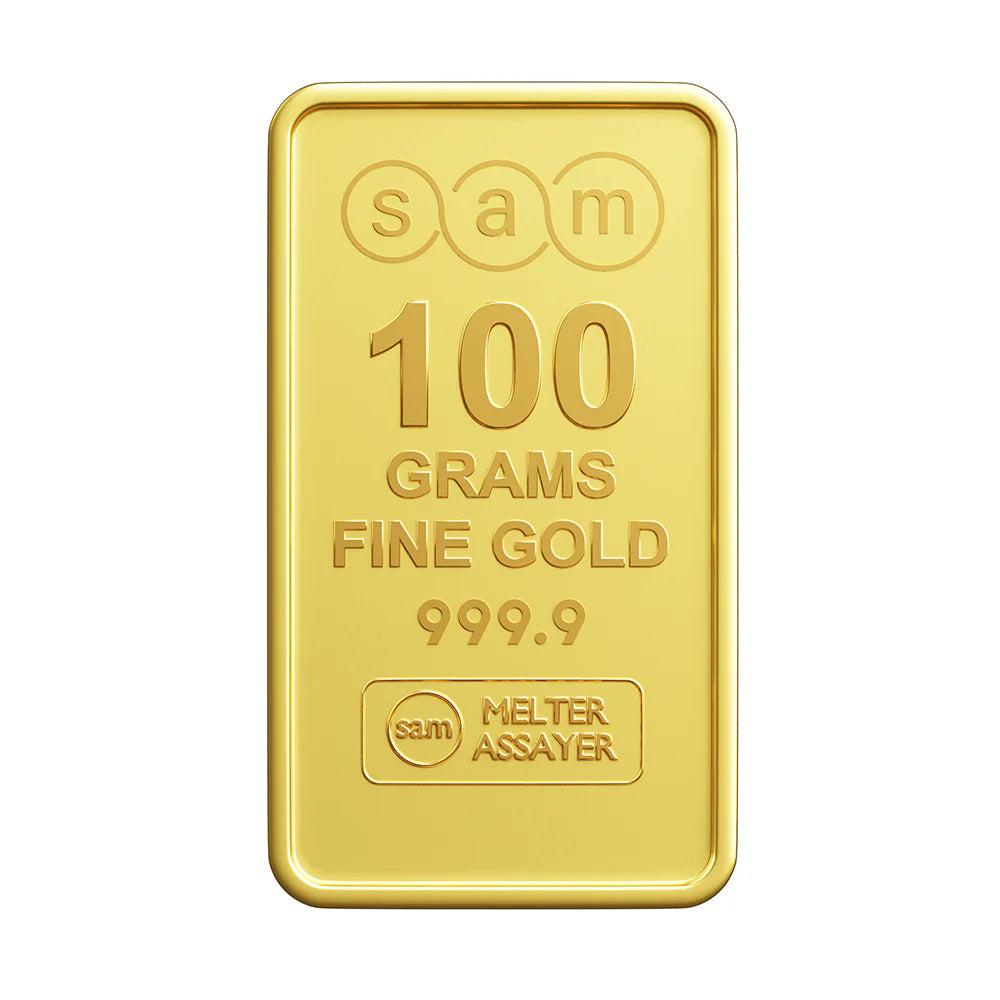 SAM Gold Bar 100 Gram
