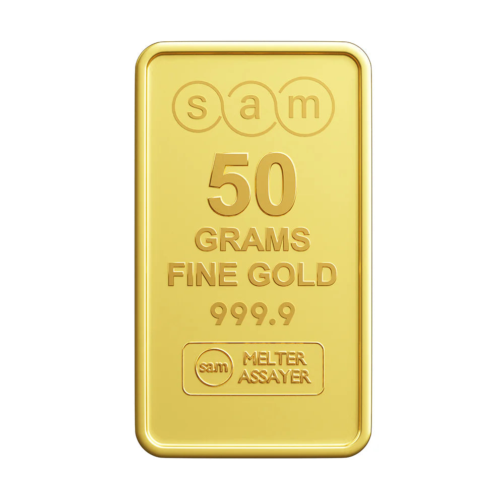 SAM Gold Bar 50 Gram